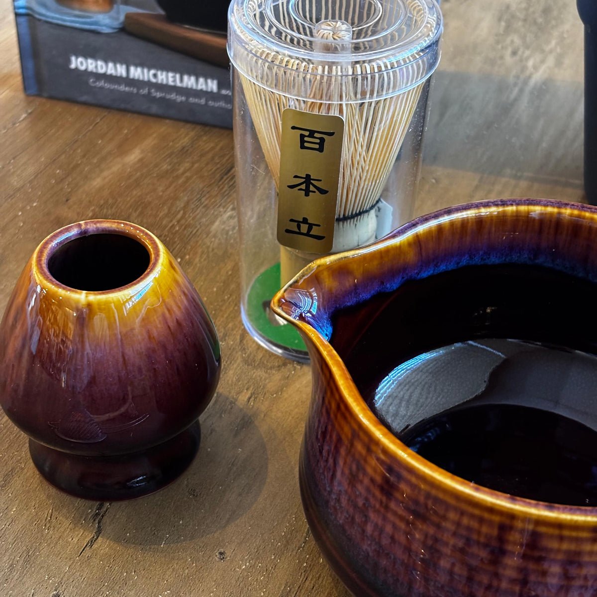 Ceremonial Matcha Kit with spout (Purple) – Millennials Coffee Store